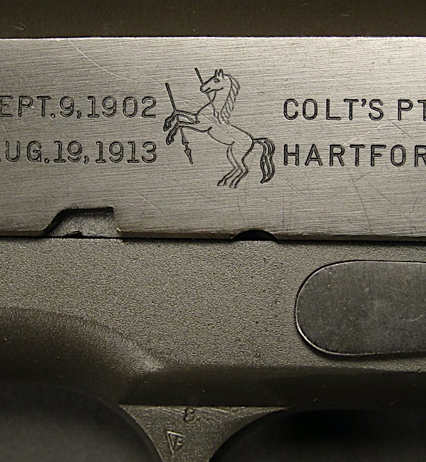 1911 slide with an odd looking pony ? | Colt Forum