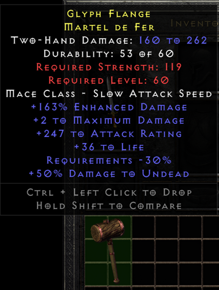 Martel 163ed/2max/247ar/36life/-30req - Topic - d2jsp