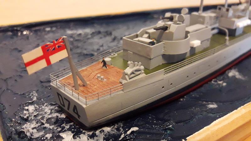 Frog Battle Class Destroyer: HMS Hogue D74 - Ready for Inspection ...