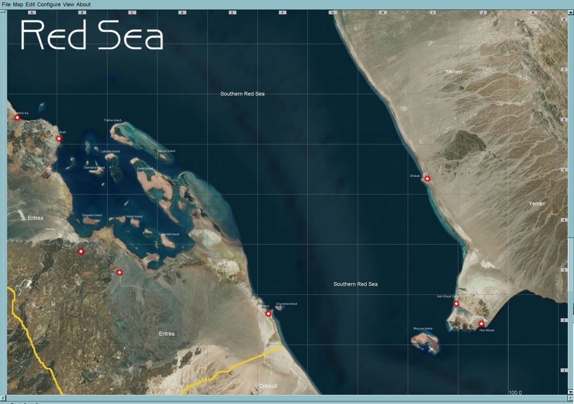 Red Sea map