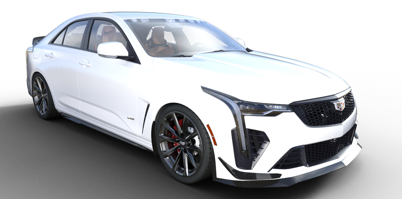 Cadilac CT4 V Blackwing For Daz 3D 2025 - Free Daz 3D Models