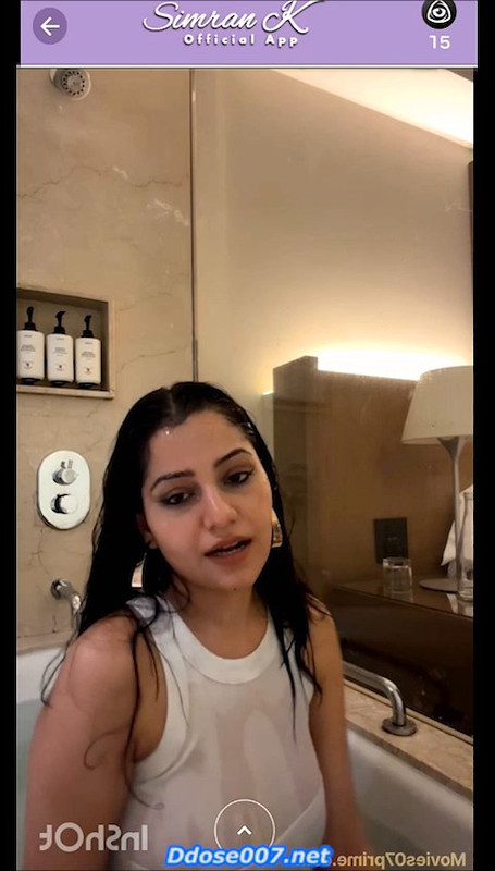 Symran Simran Kaur Bathtub Live mp4 0009 — Postimages