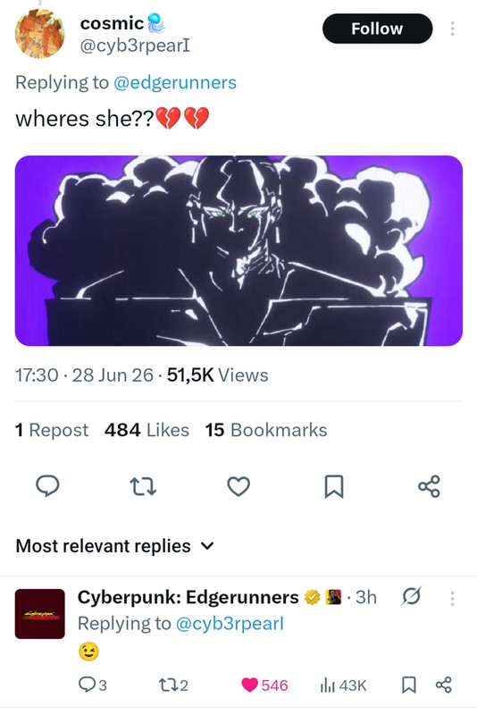 Cyberpunk Edgerunners 2 is coming to Netflix in Fall 2026 | Page 3 ...