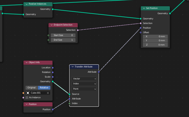 How to connect between every vertices of two objects with curve line ...