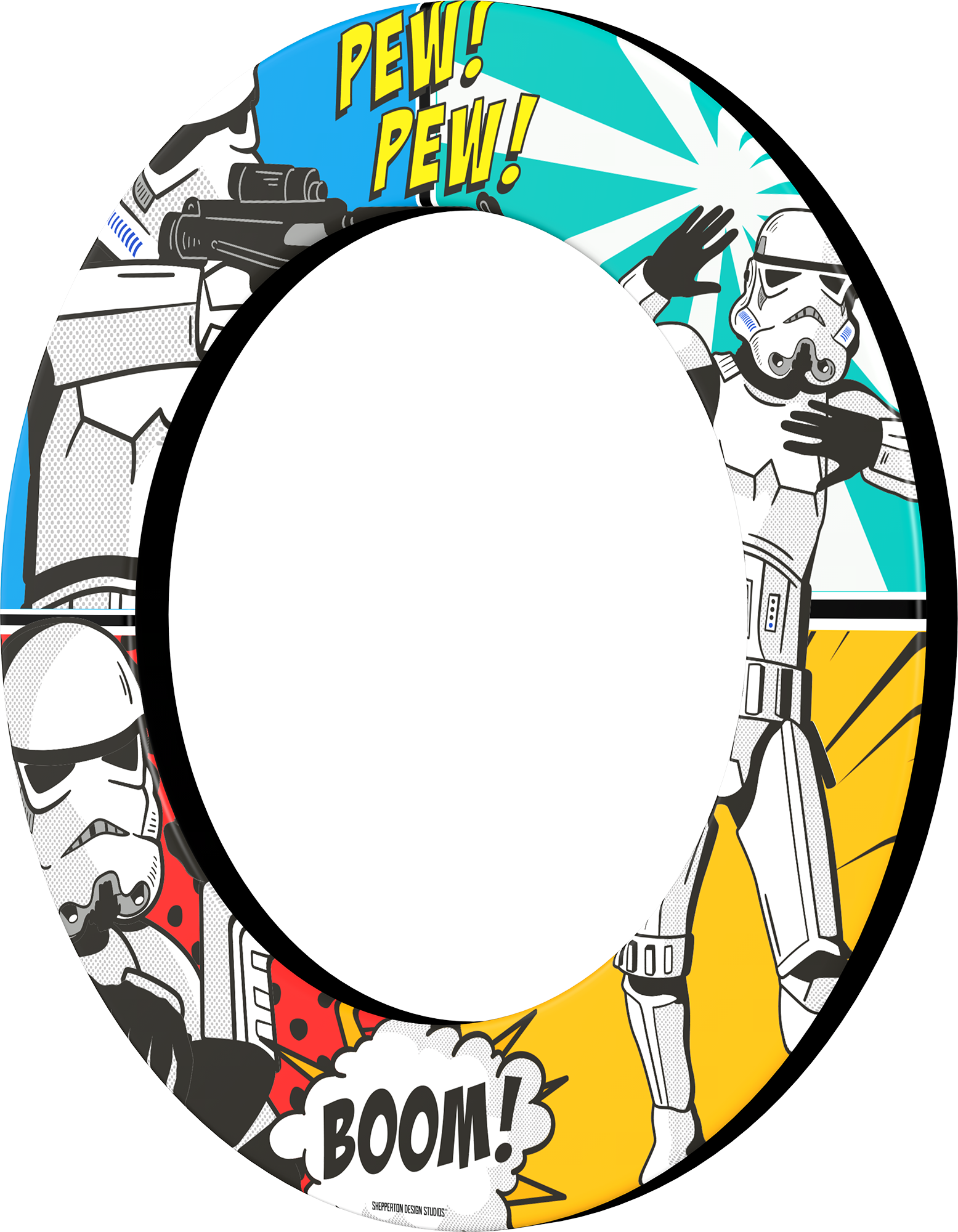 SU279 Original Storm Trooper Dartboard Surround S8 Storm Trooper Pew ...