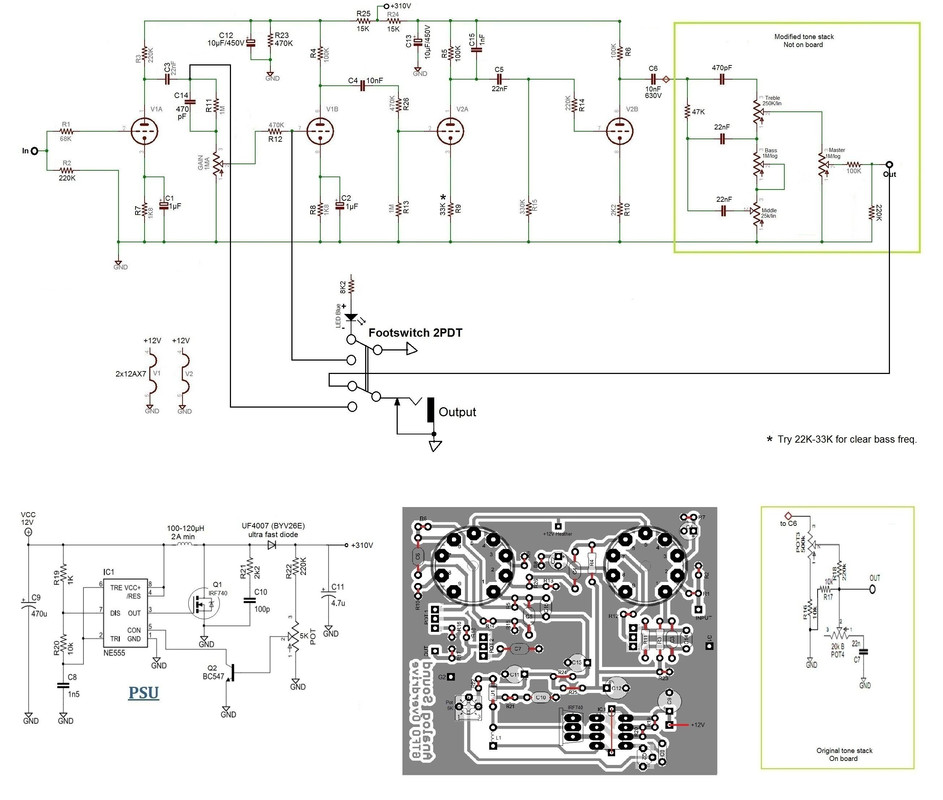 "High Voltage" Tube pedal project suggestions