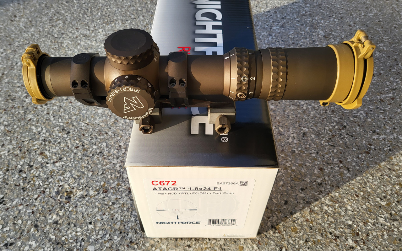 Nightforce ATACR 1-8x F1 Dark Earth w/ ULTRAMOUNT - AR15.COM