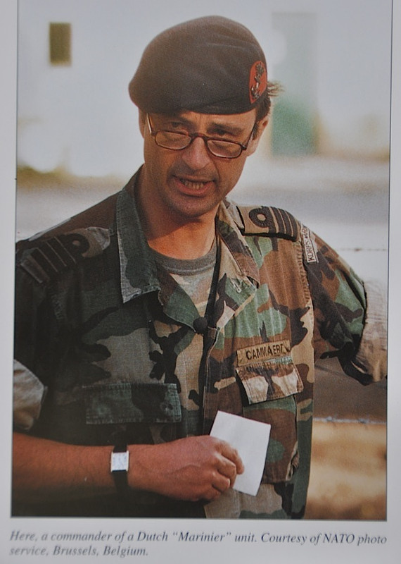 insignias Oficial infantería de Marina Holandesa