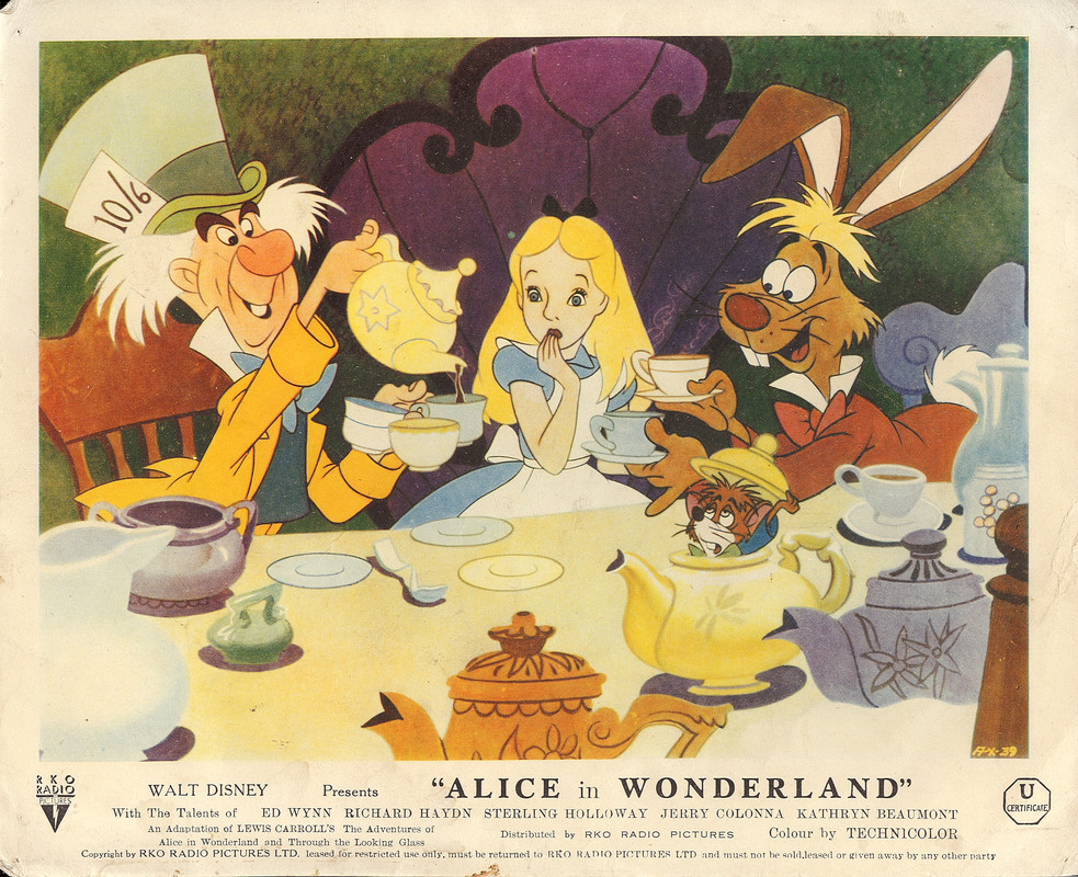 UK Front of House Card Tea Party 1951 — Postimages