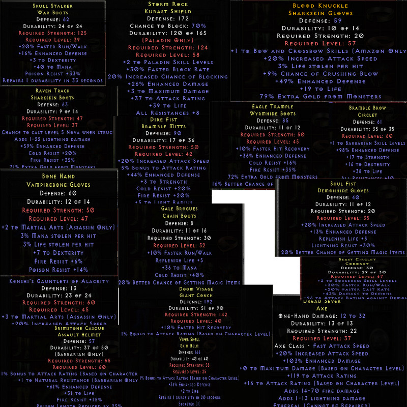 Rare Items ~~! - Topic - d2jsp