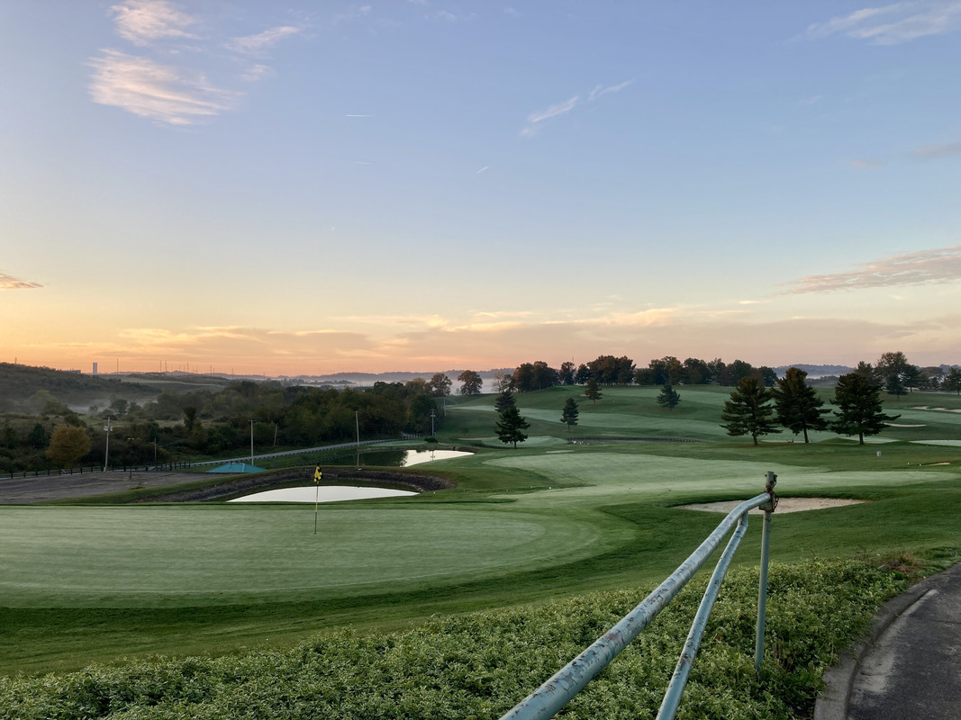 [Quicksilver Golf Club - McDonald, PA] First out on a beautiful Monday ...