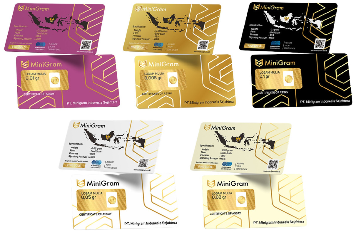 Jual Minigram Logam Mulia Emas 24karat Ukuran 0.002 Gram Bisa Ditukar ...
