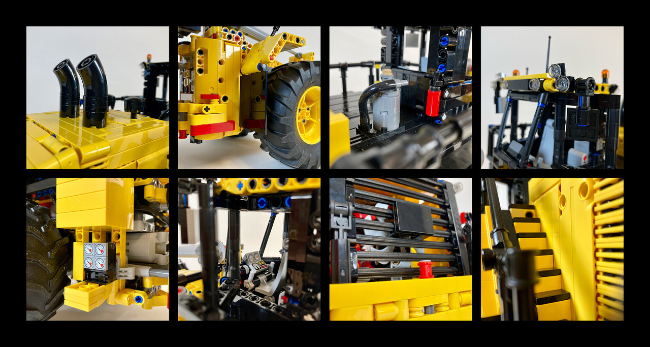 LEGO MOC CAT 992K - RC Wheel Loader by ufotografol | Rebrickable ...