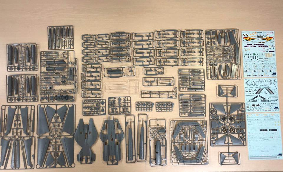 1/48 - Grumman F-14A/B & D Tomcat by AvantGarde Model Kits (AMK) - F ...