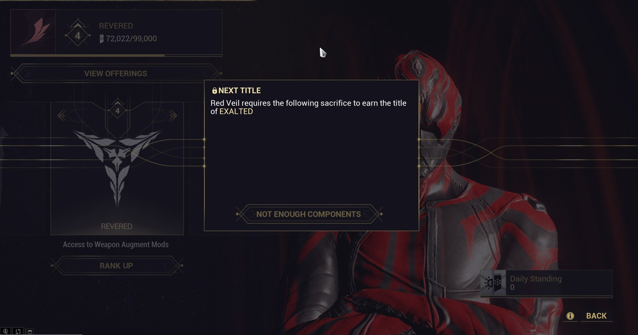 Syndicate Rank Up / Initiate missing requirement icons - UI - Warframe Forums