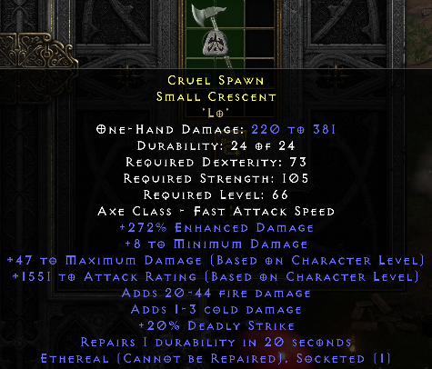 Gg Fools Weapons Ft! - Eth Rep- - Topic - d2jsp