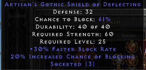 Lld Shield 3os Deflecting - Topic - d2jsp