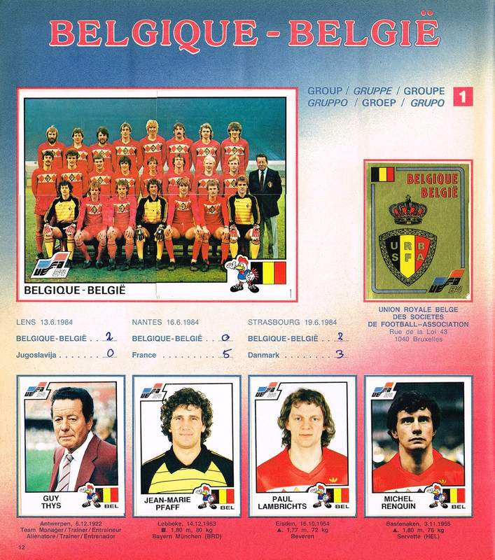 L'album UEFA Euro 1984, France Panini 14 — Postimages