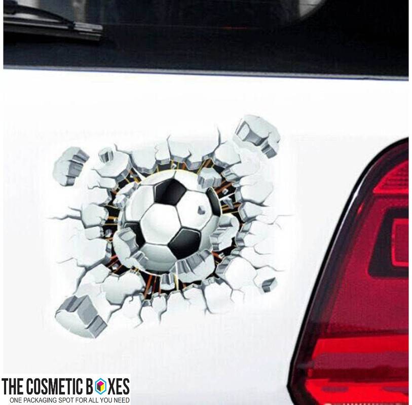 Car styling Window Sticker Auto Decals 3 D Car Stickers Football ...