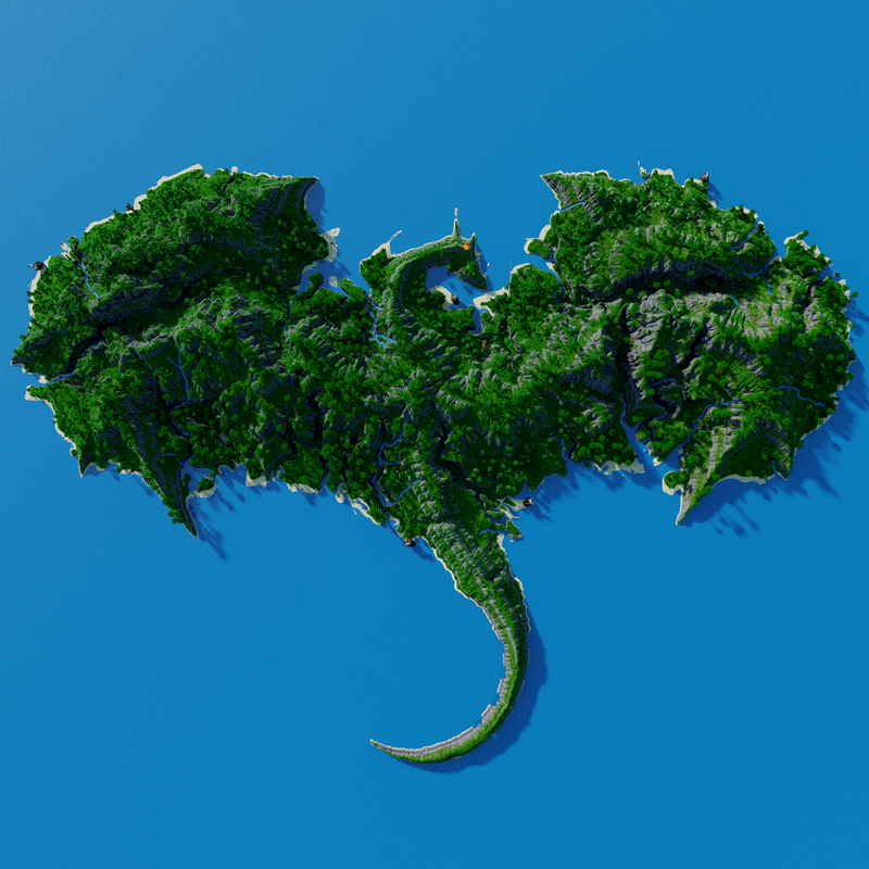 🗺️ Dragon Island - (1.20.1+) Survival / Adventure World - Java ...