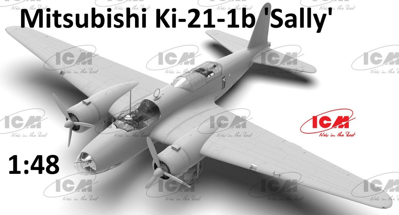 1/48 - Mitsubishi Ki-21-I "Sally" by ICM - Ki-21-Ia & Ib released - The ...