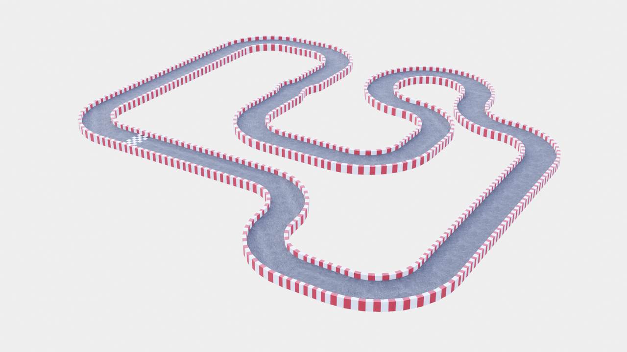 Racetrack Segments Collection - Superhive (formerly Blender Market)