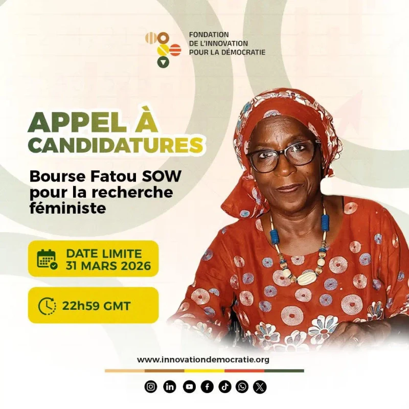 Bourse Fatou Sow 2026–2028 : Appel à candidatures pour la recherche ...