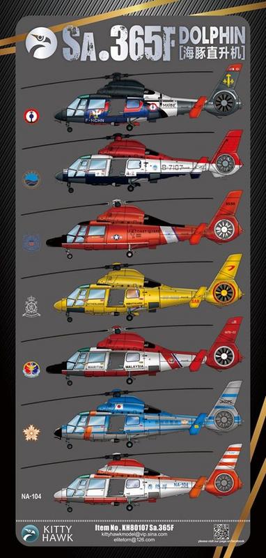 1/48 - Eurocopter SA.365F/AS.565SA Dauphin 2 by Kitty Hawk - released ...
