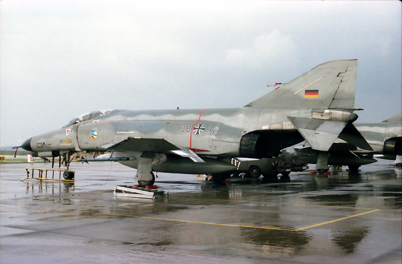 WGAF JG-74 F-4F Phantom exchange 11Sqdn. Binbrook March 1985 ...
