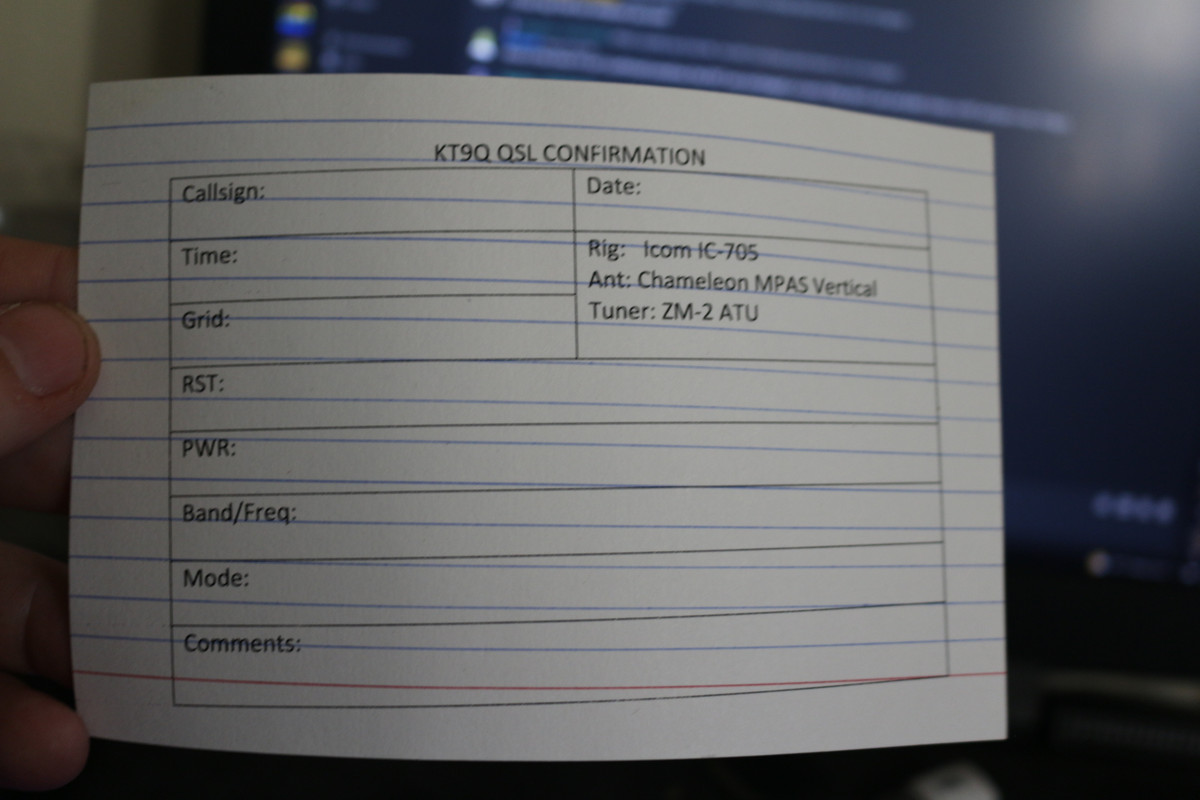 QSL card format? : r/amateurradio