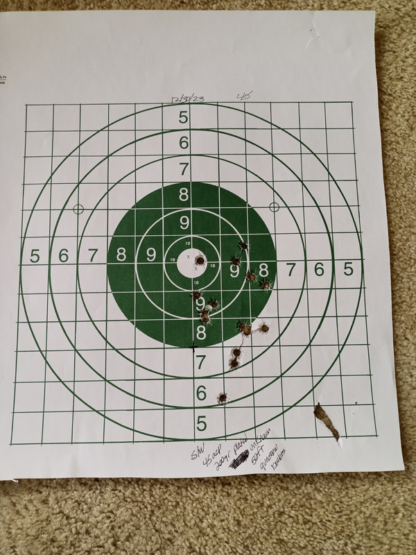 S& W 1911 45acp target — Postimages