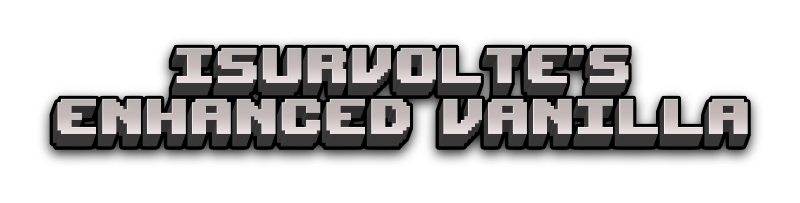 Isurvoltes Enhanced Vanilla [recipes Loot Tables Advancements Functionalities Datapack