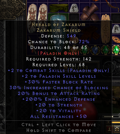 Upg Hoz = Zakarum 200% = Good Defense - Topic - d2jsp