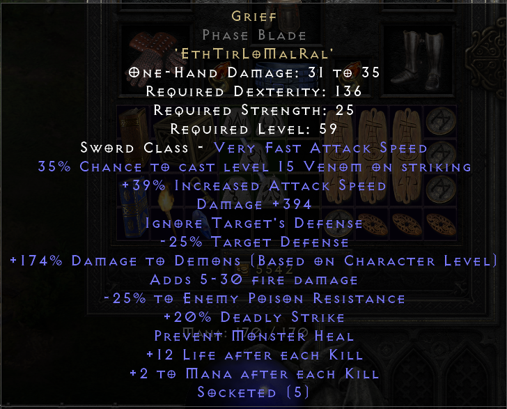 Phase Blade Grief - Topic - d2jsp