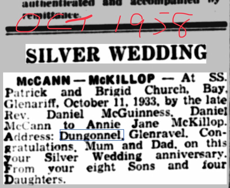 McCann Family - Glens of Antrim Historical Society Forum