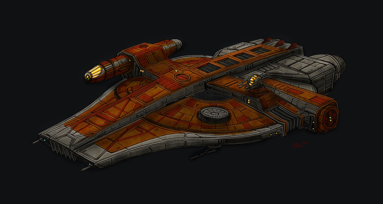 Corellian YT 2600 Light Freighter Vulpin Epoch 00 — Postimages