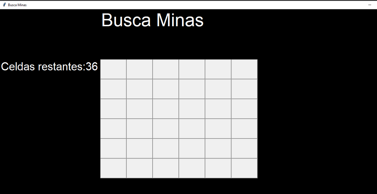 GitHub - RequiemGo/BuscaMinas-Python: El clásico juego de Busca minas (Minesweeper ...