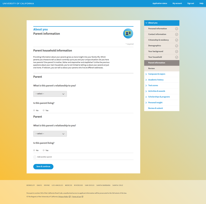 Guide to the new University of California application system : r ...