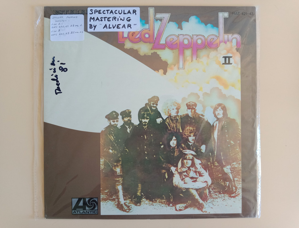 let's talk about our pressing of ALVEAR (Led Zep, AC / DC, CCR, Young ...