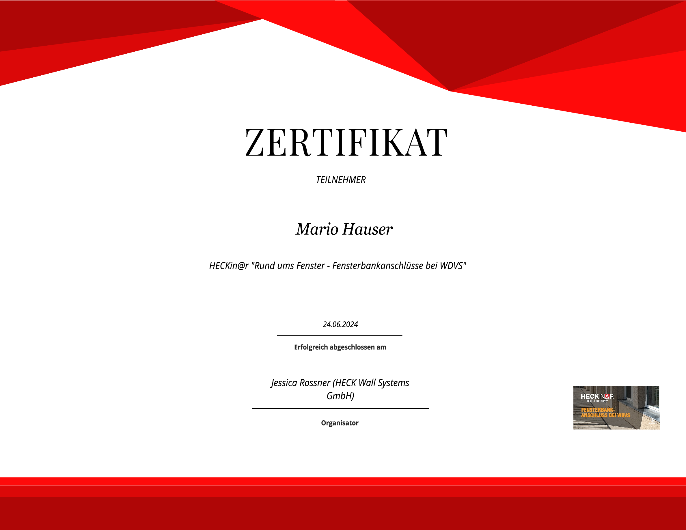Fensterbank WDVS certificate — Postimages