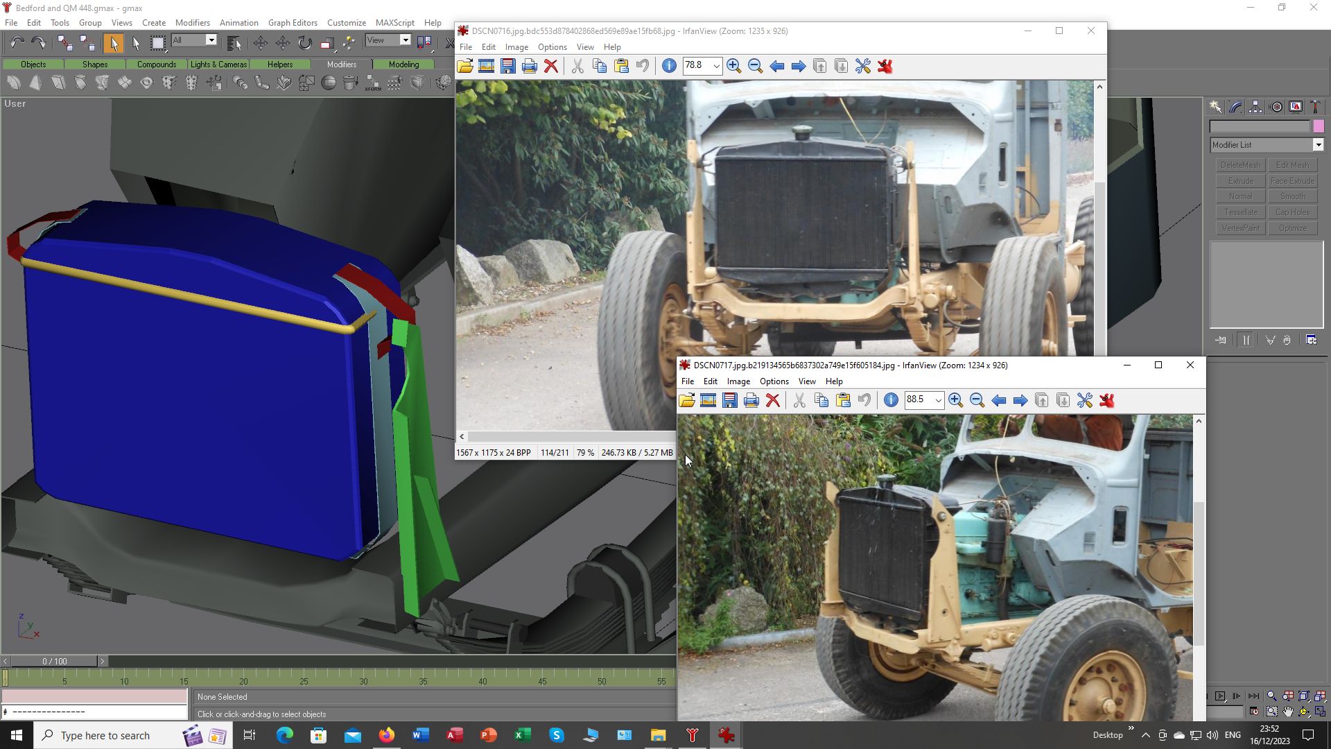 Bedford and QM 196 — Postimages