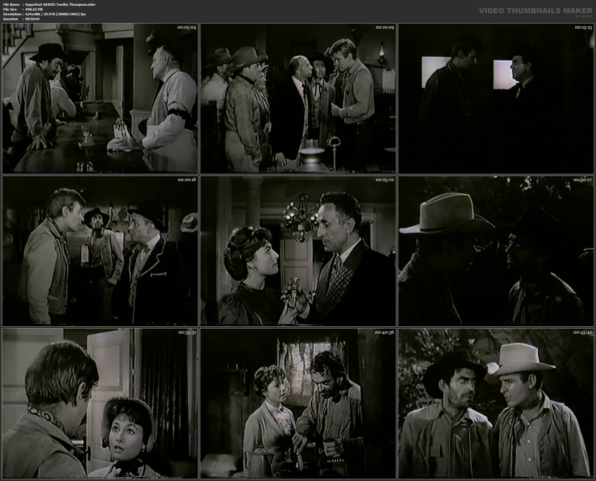 Sugarfoot S04 E05 Toothy Thompson mkv — Postimages