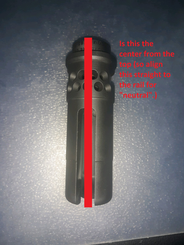 surefire 7.62 war comp neutral alignment? > Rifles, Uppers, Lowers ...