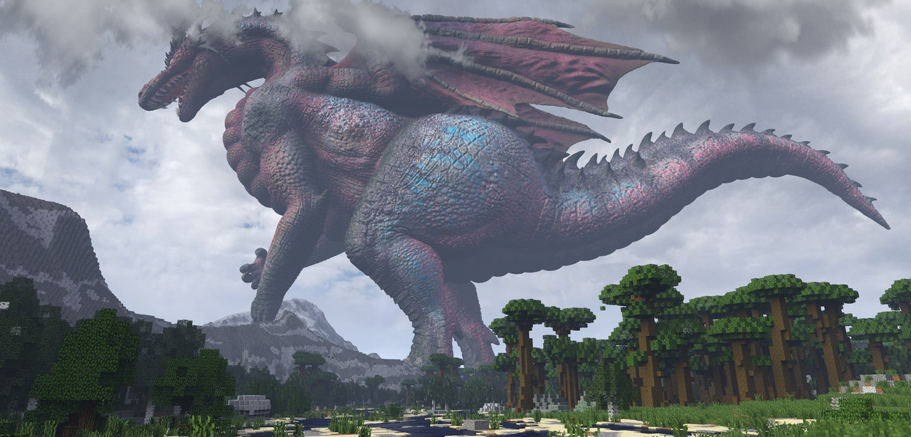 Large collection of my dragon builds renders [Vol. 1]