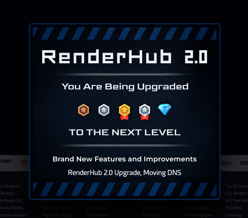 Renderhub Getting Updated - Free Daz 3D Models