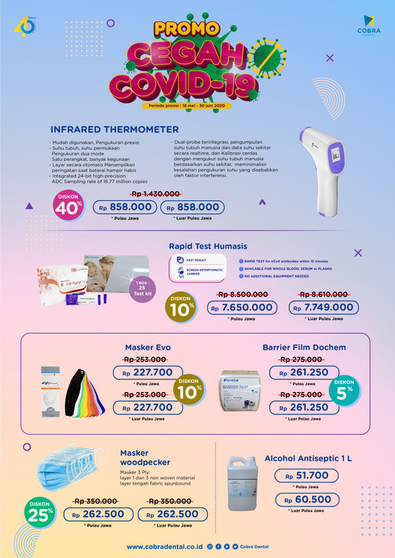 PROMO JUNI - BACK TO CLINIC ! | PT. Cobra Dental Indonesia