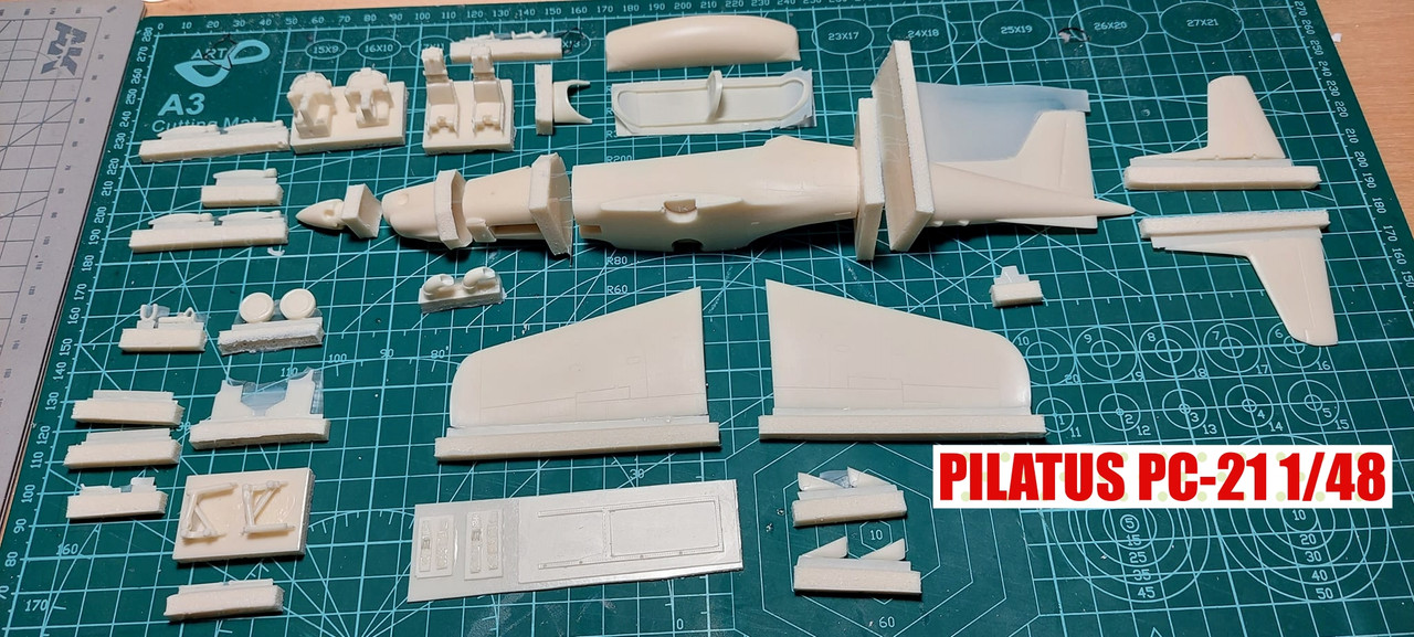 1/48 - Pilatus PC-21 resin kit by Scratchaeronautics - released - The ...
