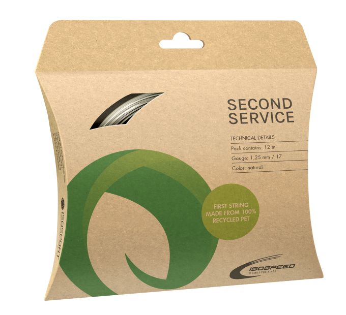 Isospeed Second Service. First string from 100% recycled PET bottles ...