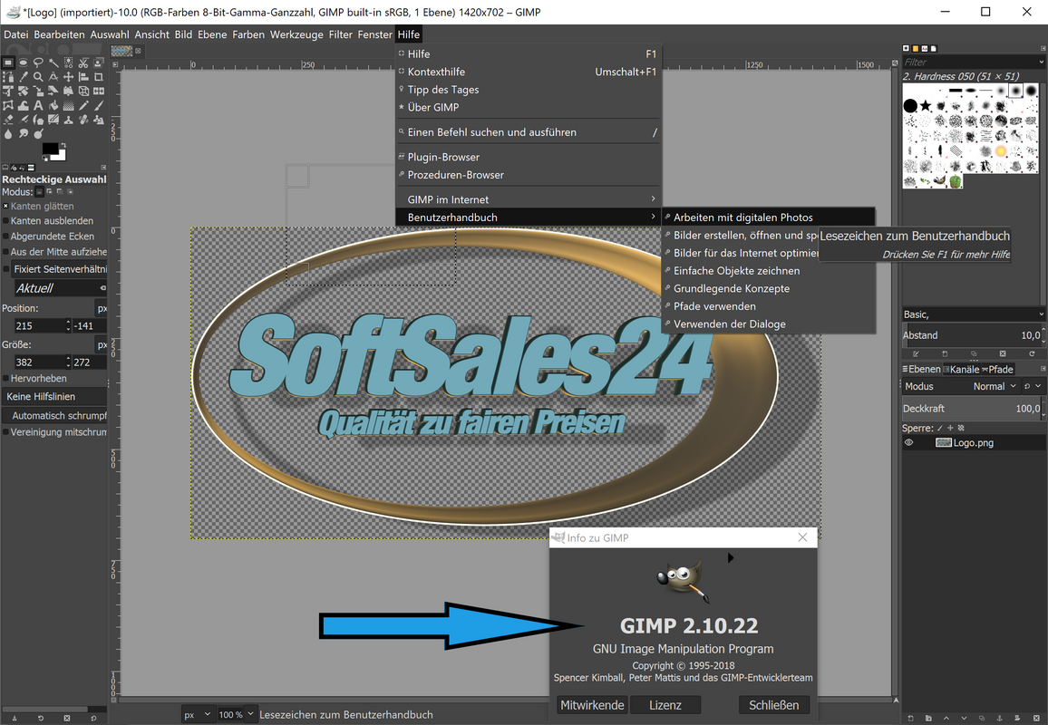 GIMP 2.10.22 CD - DIGITALE BILD FOTO BEARBEITUNG GRAFIK EDITOR WINDOWS ...