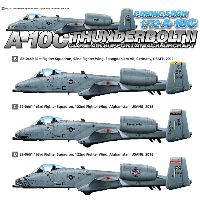 1/72 - Republic A-10 Thunderbolt by Great Wall Hobby (GWH) - A-10C released - The Rumourmonger ...